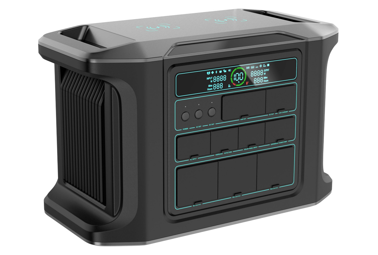 Emergency Portable Power Station High Capacity 2160Wh With 15 Outputs